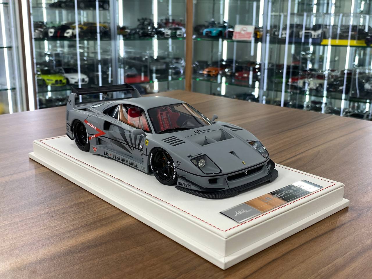 1/18 Ferrari F40 LB Works – Fighter Grey - IVY Merit Models Ltd.Edn ...