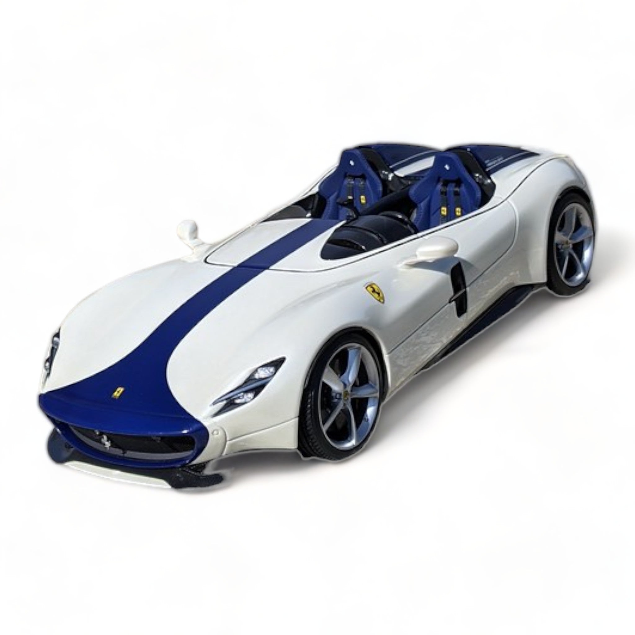 1/18 Diecast Ferrari Monza SP2 White BBR Scale Model Car – dturman.com
