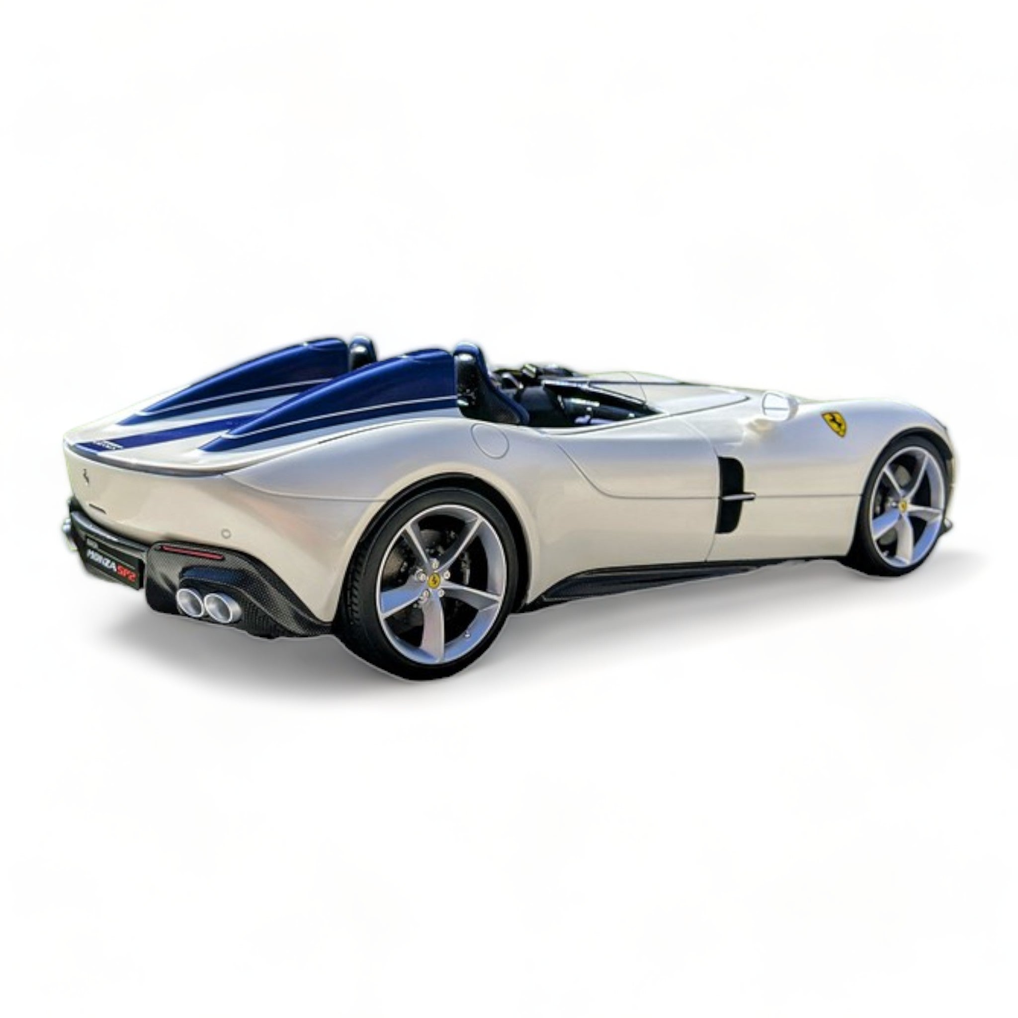 1/18 Diecast Ferrari Monza SP2 White BBR Scale Model Car – dturman.com
