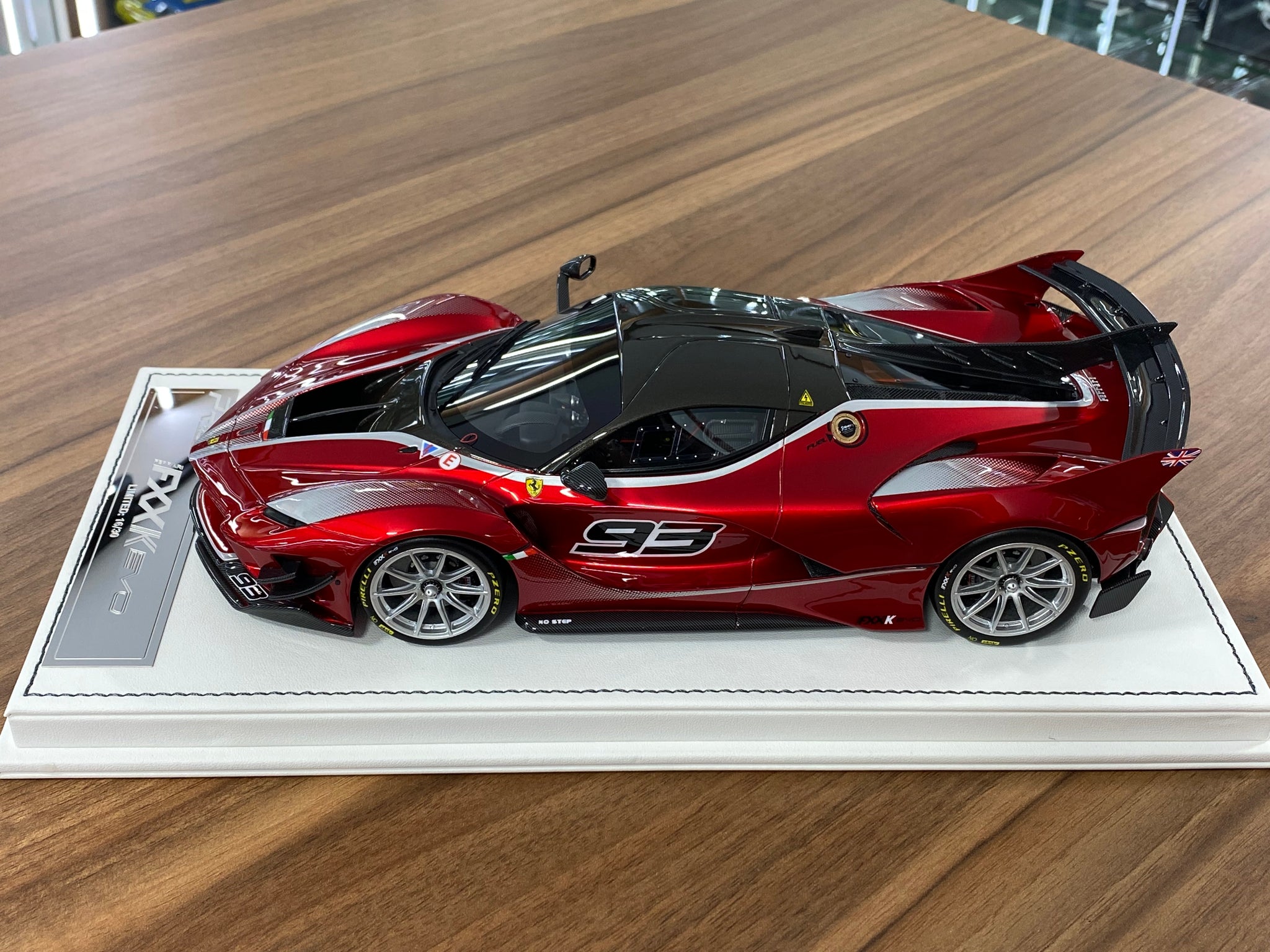 1/18 ProRaze Ferrari FXXK EVO No. 93 Candy RED Resin LIMITED 30 ...