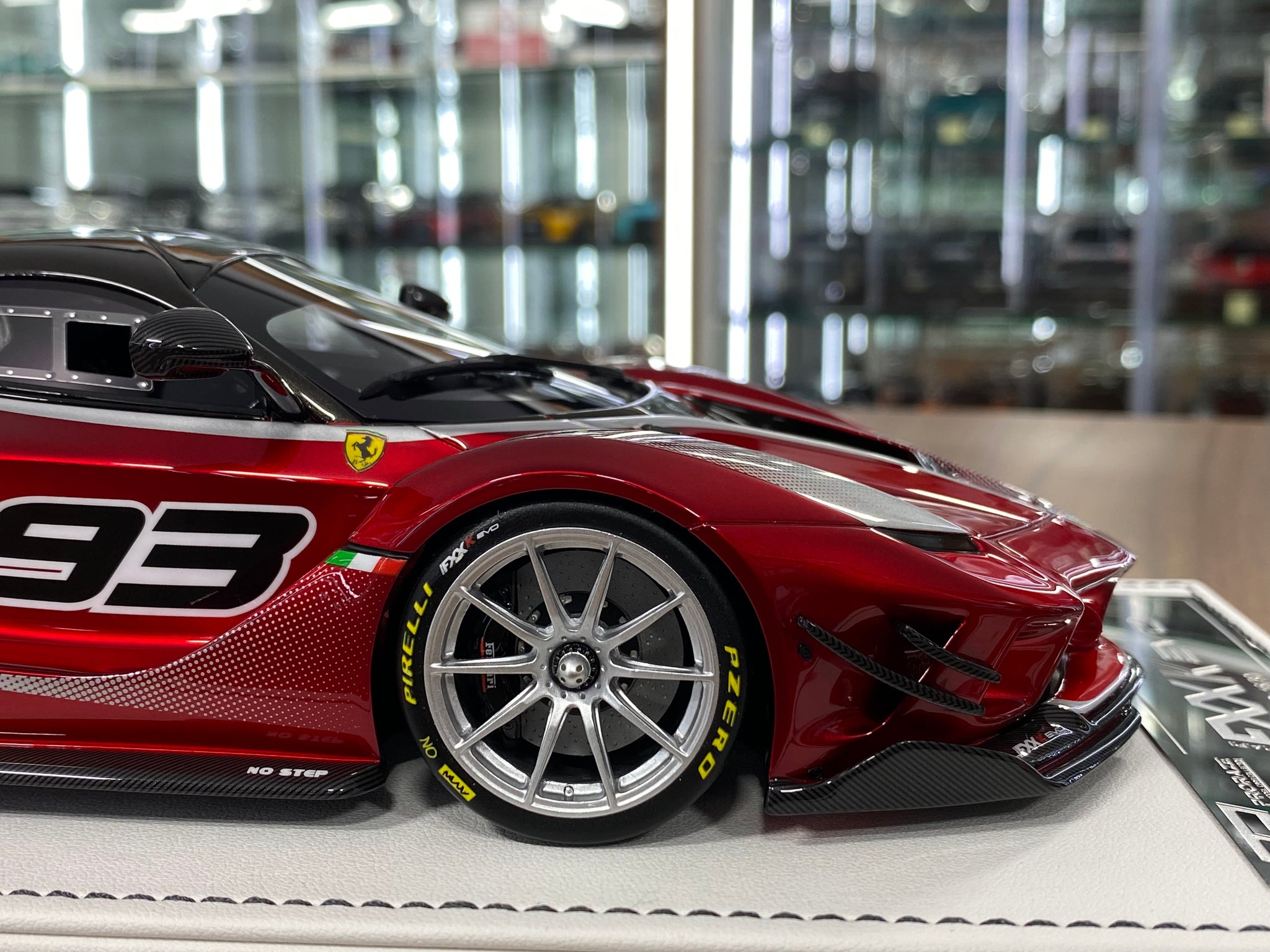1/18 ProRaze Ferrari FXXK EVO No. 93 Candy RED Resin LIMITED 30 ...