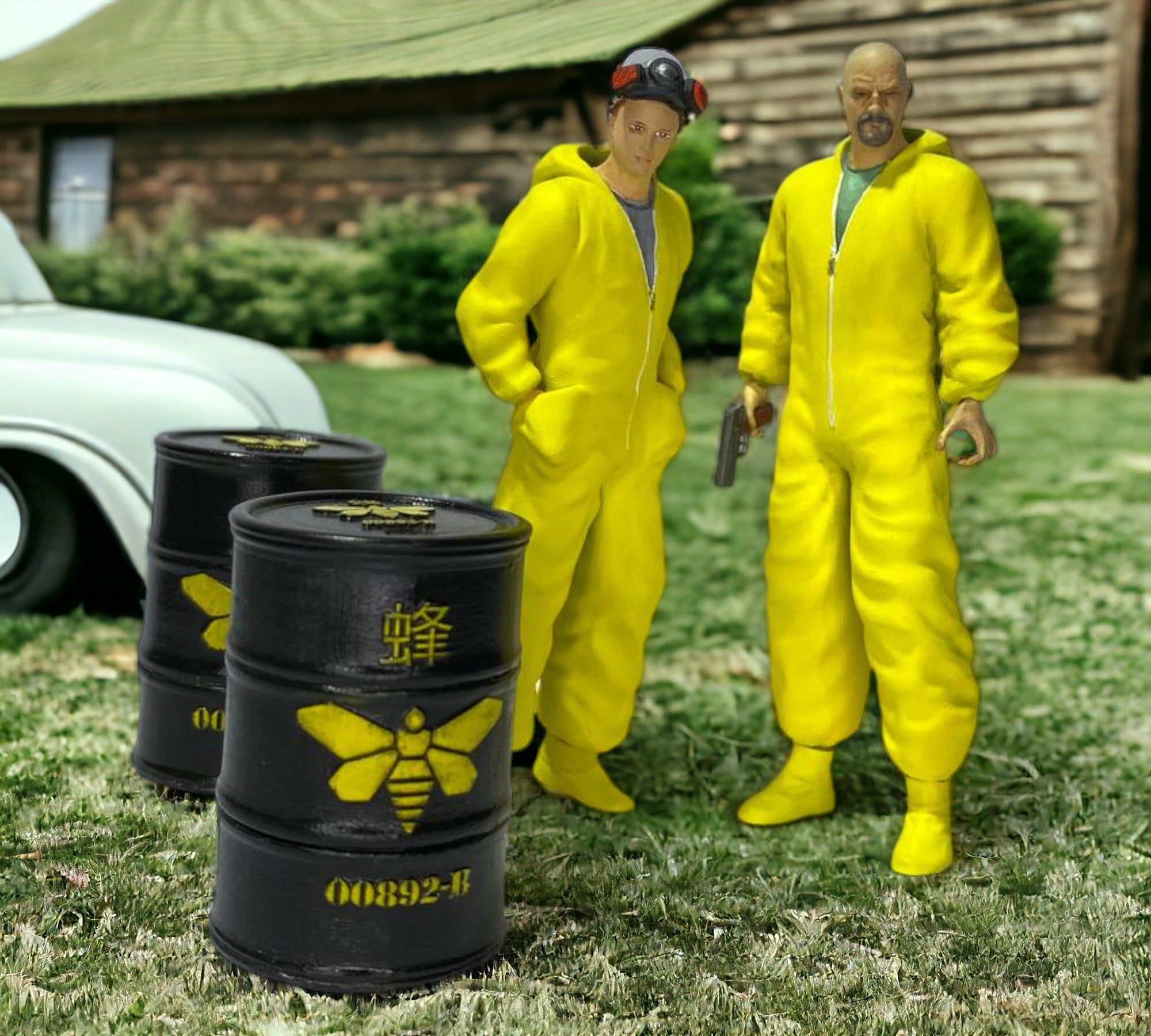 Walter and Jesse - Breaking Bad 1/18 Scale Collectible Figures Set ...