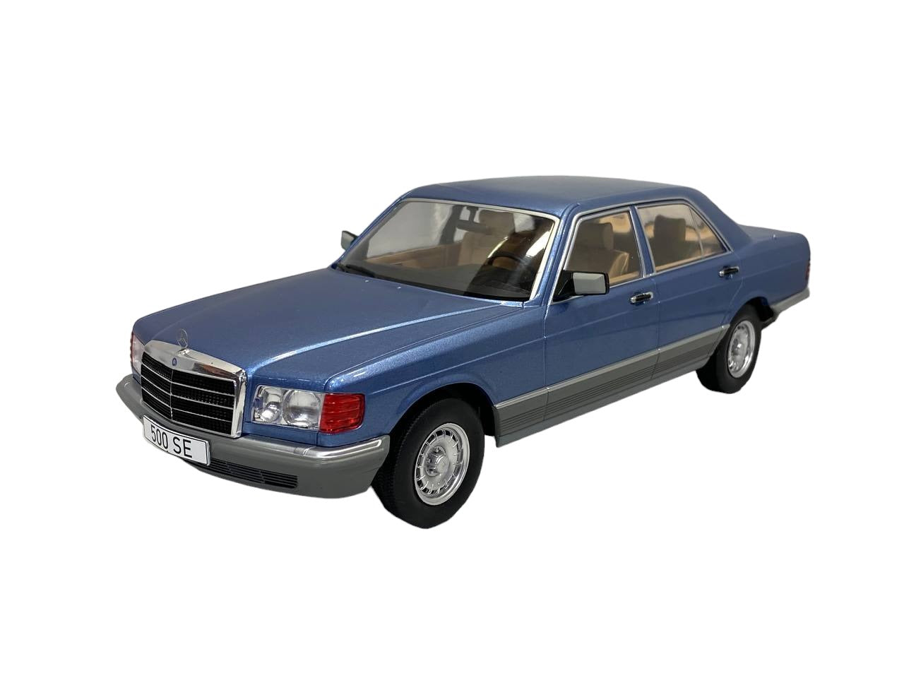 1/18 Modelcar group Mercedes benz S-CLASS 500 SE W126 BLUE Model Car ...