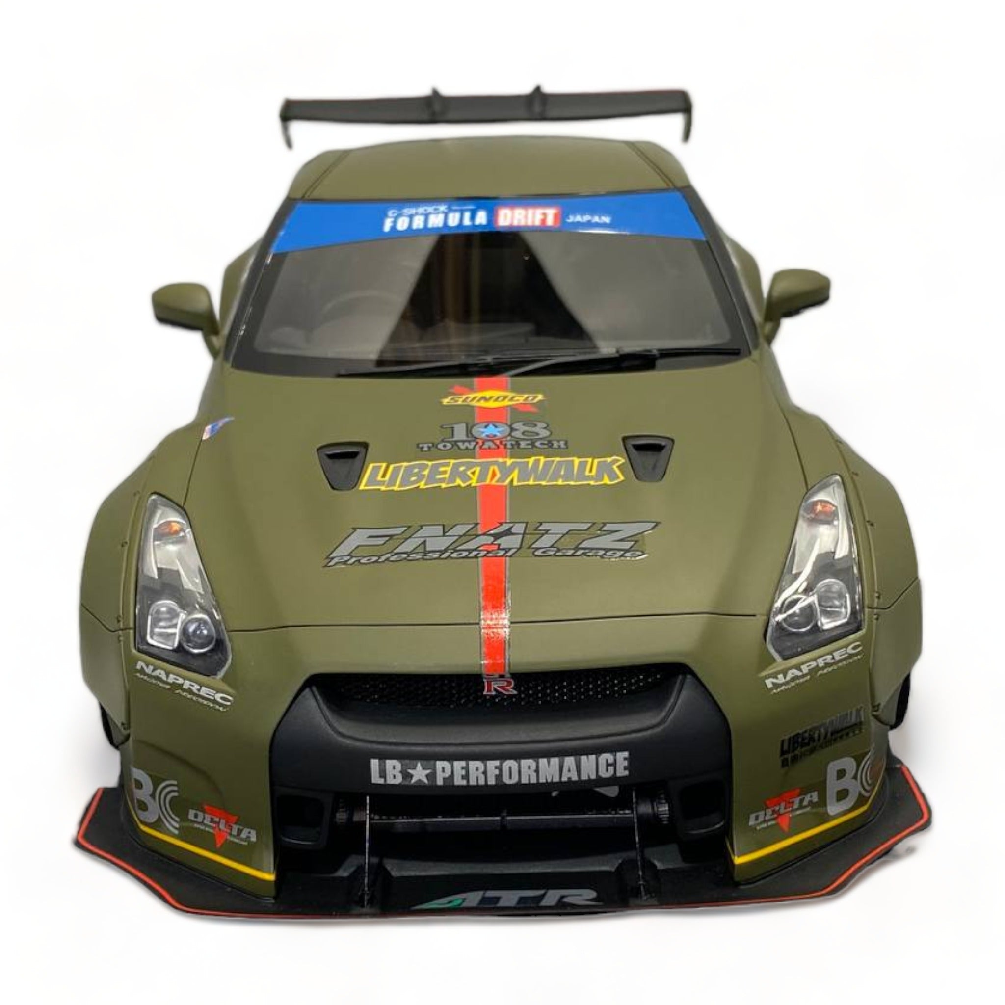 Nissan GT-R R35 LBWK LB*Performance Matt Green by Onemodel 1/18 ...