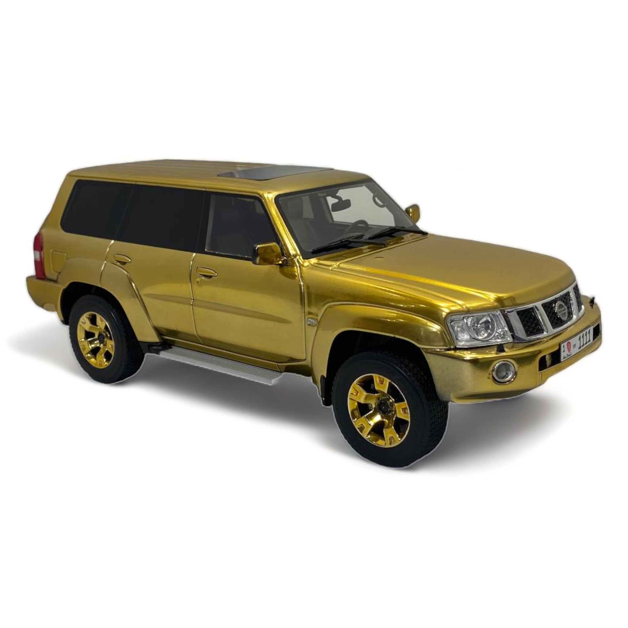 1/18 Resin IVY Models Nissan Patrol Safari (Y61) Custom Gold Chrome Ed ...