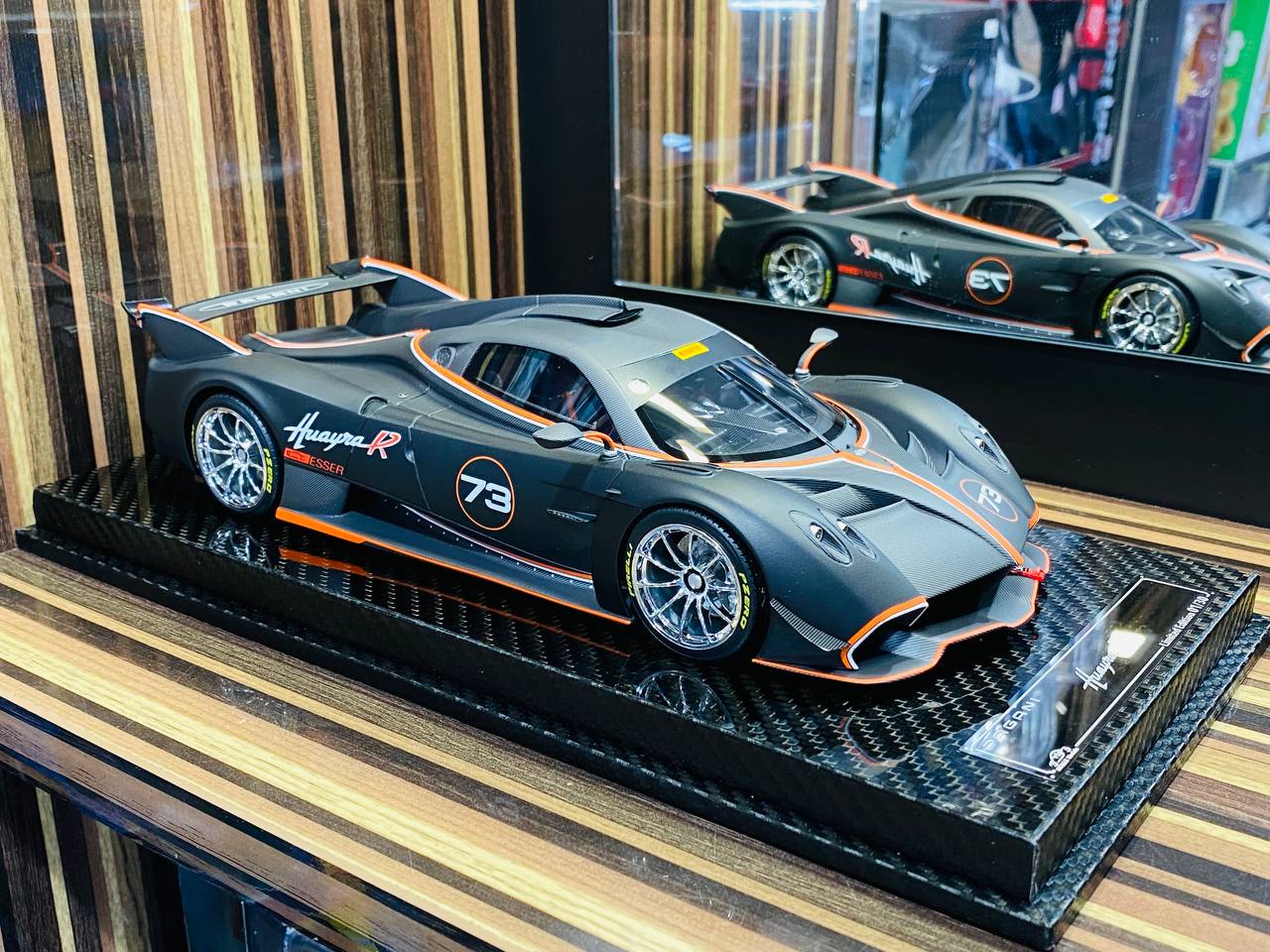 Exclusive VIP Model Pagani Huayra R #73 [ Resin matt black | Limited E – dturman.com