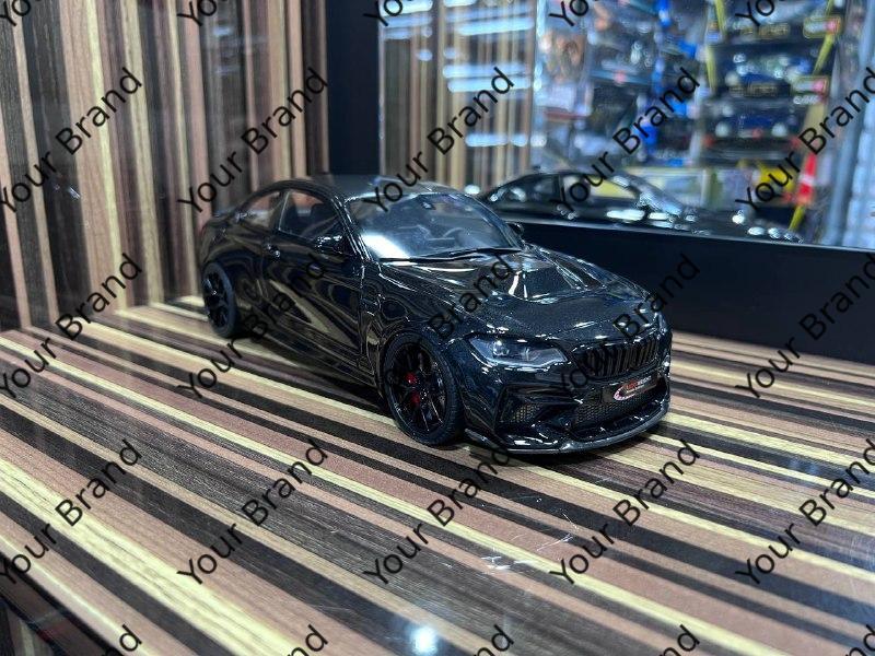 1/18 Diecast BMW M2 Competition Black GT Spirit Scale Model Car ...