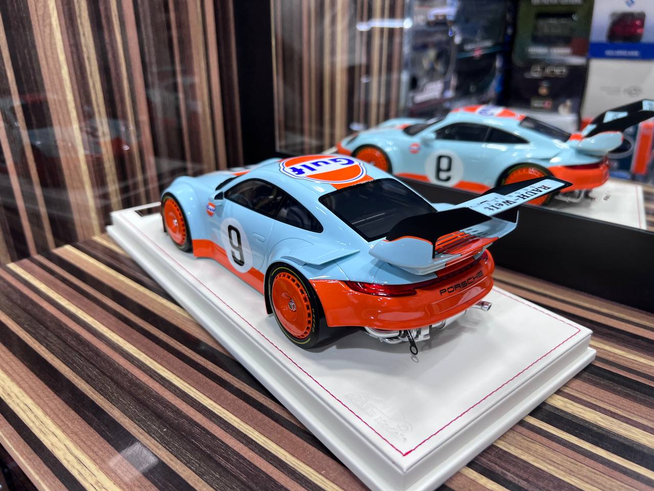 Porsche 911 Carrera S RWB VIP Models [1/18 Gulf Blue Resin] – dturman.com